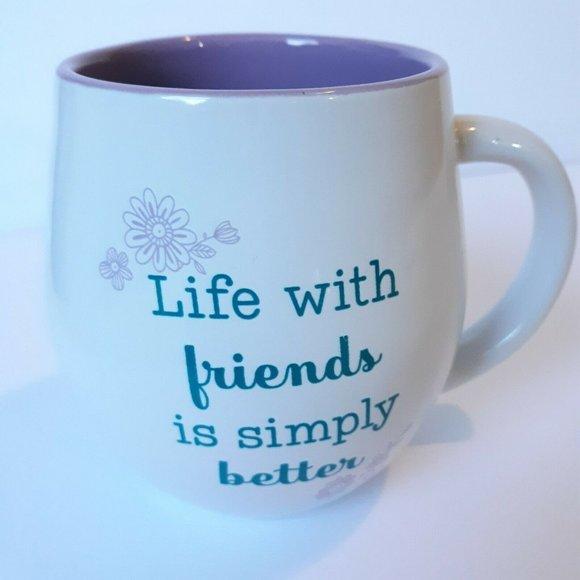 Hallmark | Kitchen | Hallmark Coffee Mug Life With Friends Is Simply ...